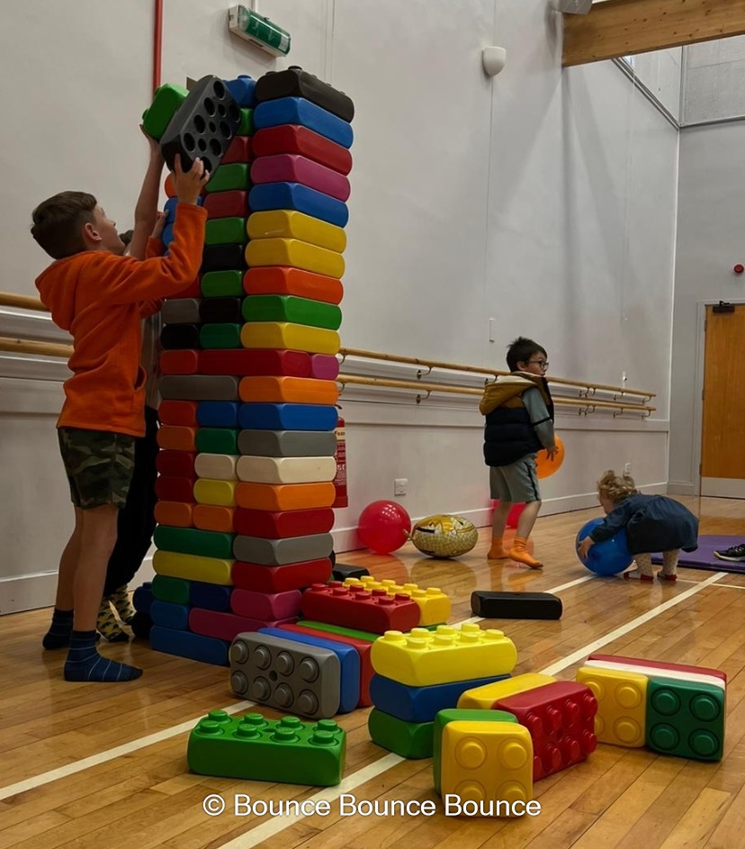 Large Building Bricks (like Lego) - Bouncy Castle Hire Soft Play, Games ...